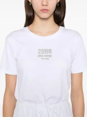 Max Mara Logo Cotton T-shirt - Multicolor