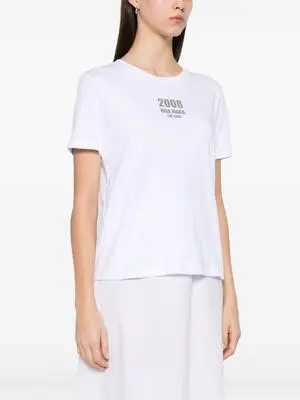 Max Mara Logo Cotton T-shirt - Multicolor