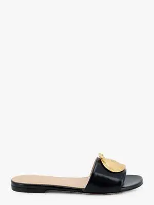 Dior Medaillon Leather Sandals - Multicolor