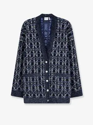 Dior Cannage Oversize Cardigan - Multicolor