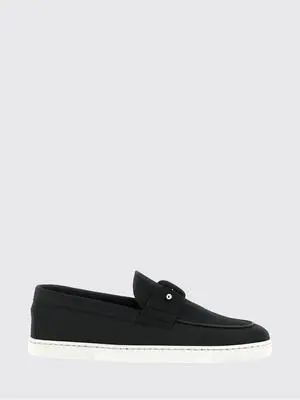 CHRISTIAN LOUBOUTIN Calfskin Leather Loafers - Black
