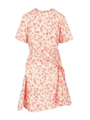 Loewe Silk Blend Taffeta Dress - Multicolor
