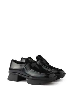 Prada Equal Leather Loafers