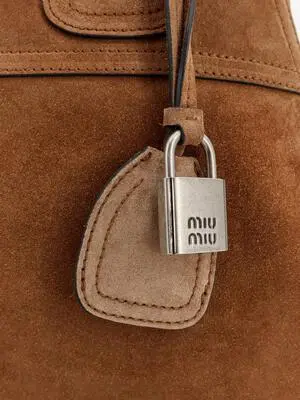 Miu Miu Vivant Suede Shoulder Bag - Multicolor