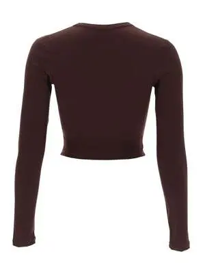 JIL SANDER Cropped Top With Logo