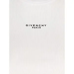 Givenchy Ribbed Knit Tank Top - White