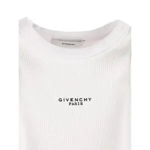 Givenchy Ribbed Knit Tank Top - White