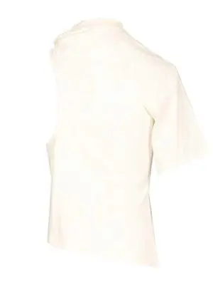 COURREGES Asymmetrical T-shirt - White