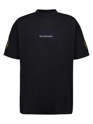 Balenciaga Oversize Fit T-shirt - Black