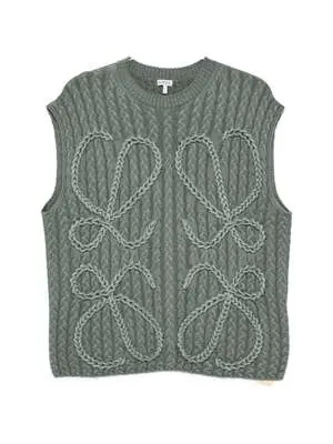 Loewe Anagram Wool Vest - Multicolor