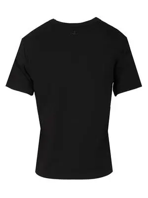 COURREGES Embroidered Logo T-shirt