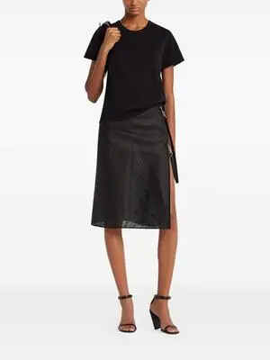 COURREGES Embroidered Logo T-shirt