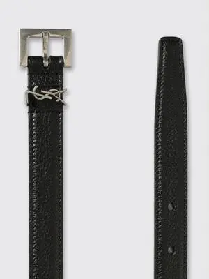 Saint Laurent Calf Leather Belt - Black
