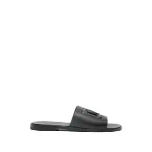 Dolce & Gabbana Leather Logo Slides