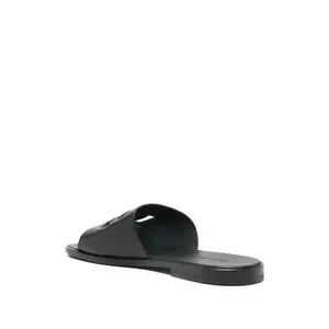Dolce & Gabbana Leather Logo Slides