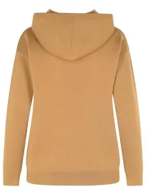 Max Mara Virgin Wool Logo Sweatshirt - Cream