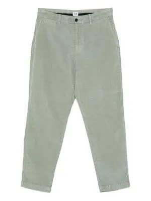 C.P. COMPANY Velvet Chino Pants - Green