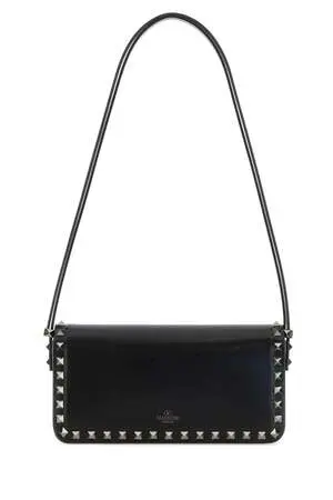 Valentino Garavani Leather Rockstud Shoulder Bag