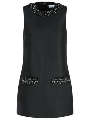 SELF-PORTRAIT Polyester Dress - Black