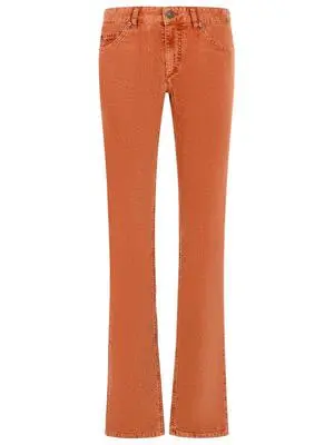 Isabel Marant Étoile Rust Cotton Blend Pants - Orange