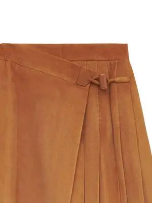 Loewe Suede Mini Skirt - Multicolor