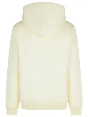 LANVIN Cotton Hooded Sweatshirt - Cream