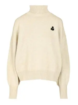 Isabel Marant Étoile ISABEL MARANT ETOILE Nasha Turtleneck Sweater Gray