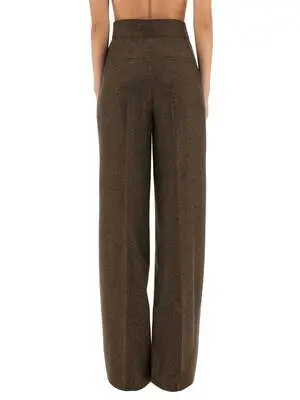 Max Mara Virgin Wool Wide Leg Pants