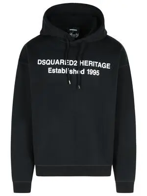 Dsquared2 Cotton Sweatshirt - Black