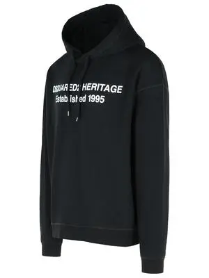 Dsquared2 Cotton Sweatshirt - Black