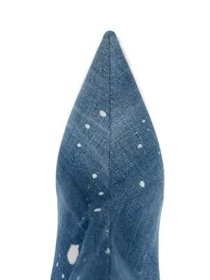 Dsquared2 Denim Heel Boots