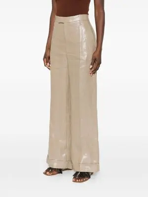 Brunello Cucinelli Linen Trousers - Multicolor