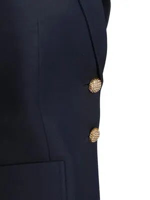 Valentino Garavani Crepe Couture Blazer - Blue