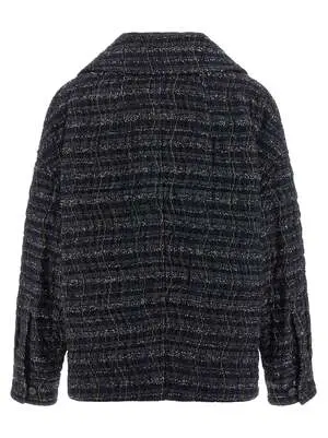 Missoni Textured Check Wave Overshirt - Blue