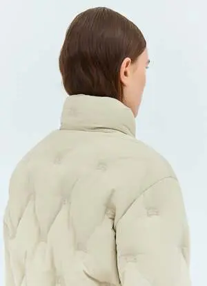 Burberry Ekd Nylon Down Jacket - Gray