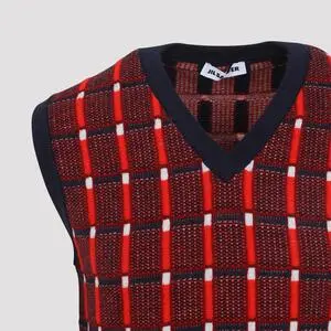 JIL SANDER Sleeveless Knitted Vest