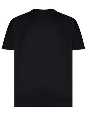 Etro Pegaso Embroidery Cotton T-shirt - Black
