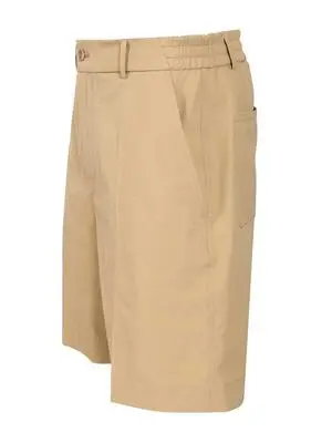 Moncler Seersucker Shorts - Cream