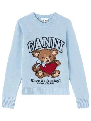 GANNI Wool Jersey - Multicolor