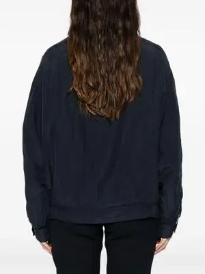 Prada Silk Blouson Jacket - Multicolor