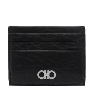 FERRAGAMO Gancini Cards Holder - Black