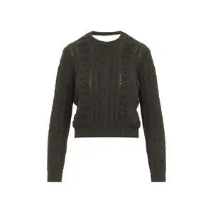 JIL SANDER Virgin Wool Cable-knit Sweater