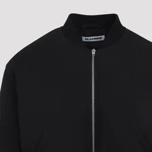 JIL SANDER Cropped Bomber Jacket