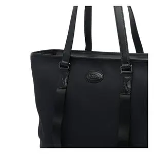 TOD'S Medium Fabric And Leather Shopping Bag