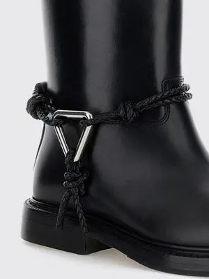Bottega Veneta Leather Boots - Black