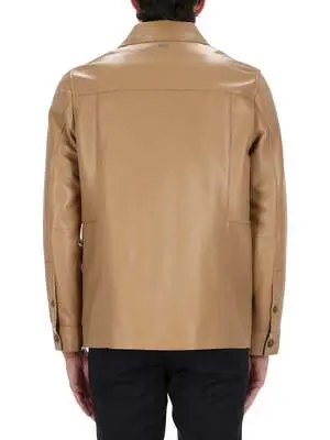 BOSS C-malid Regular Fit Jacket - Cream