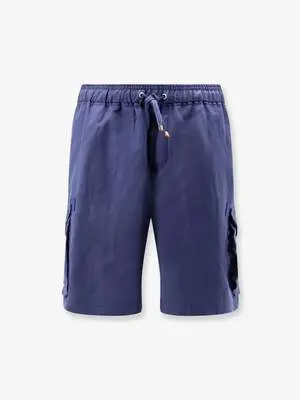 Brunello Cucinelli Linen And Cotton Shorts - Multicolor