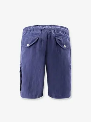 Brunello Cucinelli Linen And Cotton Shorts - Multicolor
