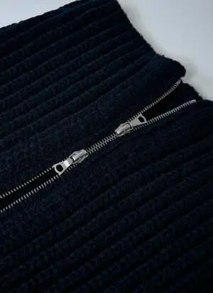 Dries Van Noten Zip-up Scarf - Black