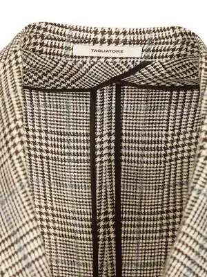 Tagliatore Monte Carlo Prince Of Wales Blazer - Brown